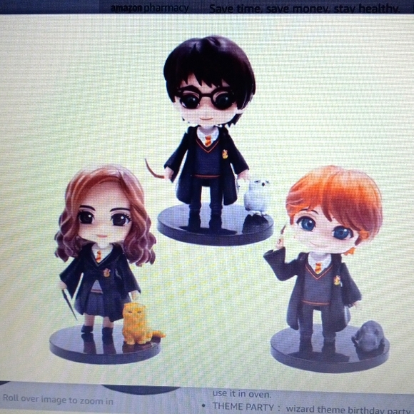 Bleasky | Toys | Cake Topper Figurines 3 Pcs Magical Wizard Action Cake ...